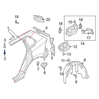Volkswagen Tiguan OEM Roofs & Parts | Panels, Drip Rails — CARiD.com