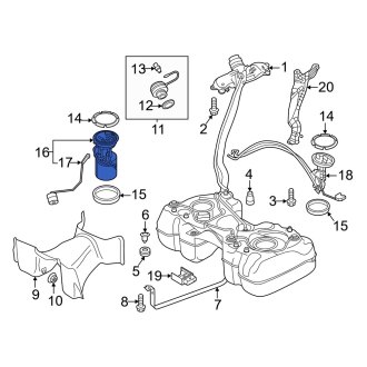 Volkswagen Tiguan OEM Fuel System Parts | Pumps, Lines — CARiD.com
