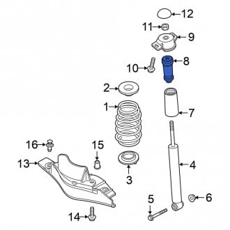 Volkswagen Tiguan OEM Suspension Parts | Shocks, Struts — CARiD.com