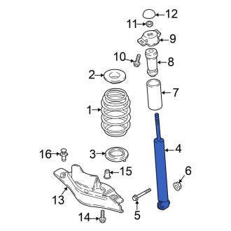Volkswagen Tiguan OEM Suspension Parts | Shocks, Struts — CARiD.com