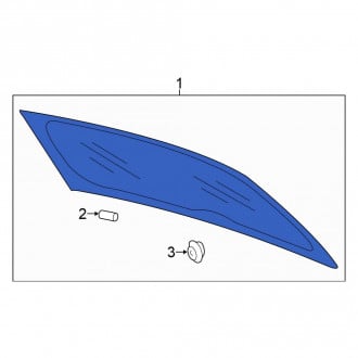 Volkswagen Tiguan Rear Window Glass - Back Windshields | CARiD
