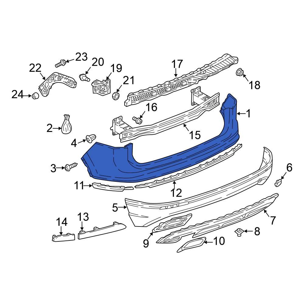 Volkswagen OE 5NN805903B9B9 - Front Lower Bumper Cover