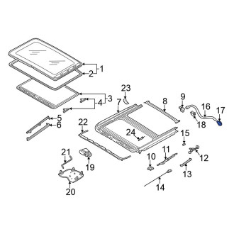 Volkswagen Car Roof Seals, Weatherstrips & Moldings — CARiD.com