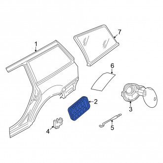 Volkswagen Touareg Replacement Fender Moldings & Trim — CARiD.com