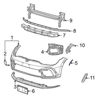 Volkswagen Golf GTI Bumper Reflectors & Side Reflectors – CARiD.com