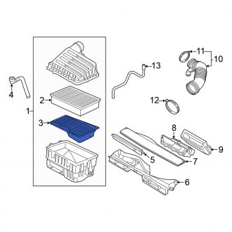 Volkswagen Golf OEM Air Intake Parts | Filters, Manifolds — CARiD.com