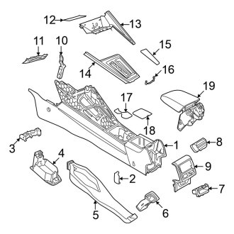 2023 Volkswagen Golf Center Consoles & Parts — CARiD.com