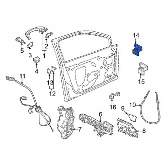 Volkswagen Golf GTI Door Hinges, Pin & Bushing Kits – CARiD.com
