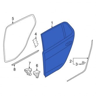 Volkswagen Golf Replacement Door Shells & Skins — CARiD.com