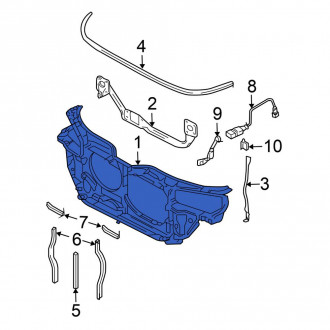 Volkswagen Passat Radiator Supports — CARiD.com