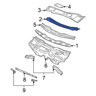 Volkswagen Passat Cowl Panels & Parts | Vent Grills — CARiD.com