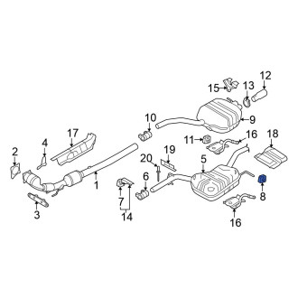 Volkswagen Tiguan OEM Exhaust Parts | Systems, Tips, Pipes — CARiD.com