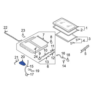 Volkswagen OEM Roofs & Parts | Panels, Drip Rails, Braces — CARiD.com