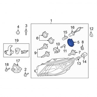 Volkswagen Rabbit OEM Lighting | Headlights, Fog & Tail Lights — CARiD.com