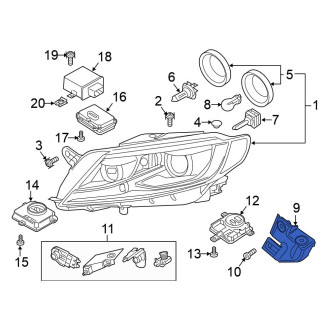 Volkswagen CC Header Panel Brackets & Hardware — CARiD.com