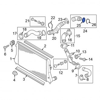 Volkswagen Rabbit Replacement Turbocharger Pipes & Clamps — CARiD.com