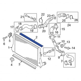 Volkswagen Replacement Turbocharger Pipes & Clamps — CARiD.com