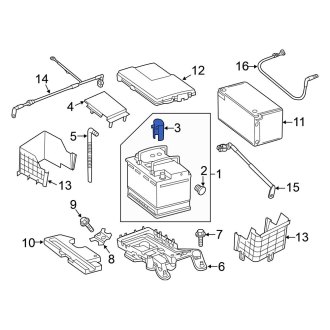 Volkswagen Tiguan Battery Cables & Accessories | Connectors, Lugs ...