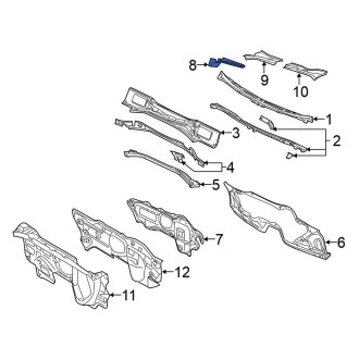 Volkswagen Cowl Panels & Parts | Vent Grills, Screens — CARiD.com