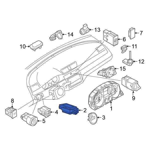 Volkswagen OE 3C0905843AC - Ignition Switch