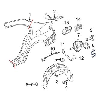 Volkswagen Golf GTI OEM Quarter Panels & Parts | Rear & Front — CARiD.com