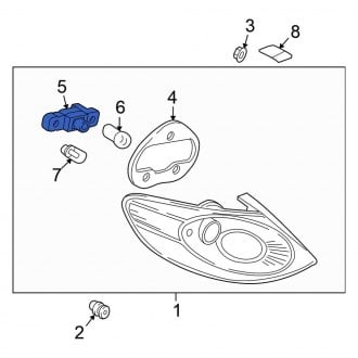 Volkswagen CC OEM Tail Lights - LED, Fiber Optic | CARiD