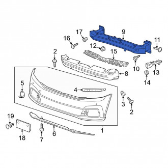 Volkswagen Passat OEM Bumpers | Genuine Front & Rear Bumpers — CARiD.com