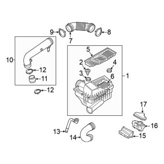 2017 Volkswagen Passat OEM Air Intake Parts - Filters | CARiD