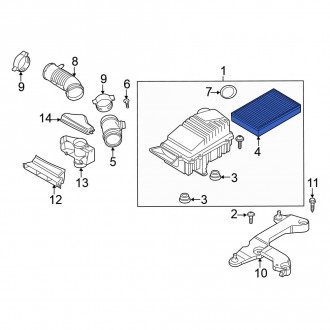 Volkswagen Passat OEM Air Intake Parts - Filters, Manifolds | CARiD
