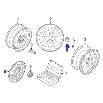 Volkswagen Tiguan OEM Wheels & Tires | Lug Nuts, TPMS Sensors — CARiD.com