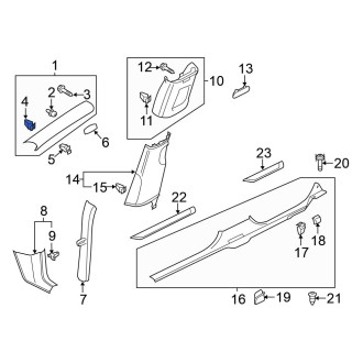 Volkswagen Tiguan OEM Interior Components — CARiD.com