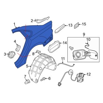 Volkswagen OEM Quarter Panels & Parts - Rear & Front | CARiD