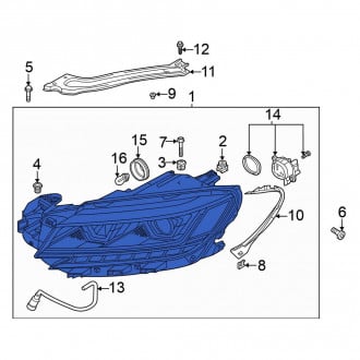 Volkswagen OEM Headlights - Factory Headlights | CARiD