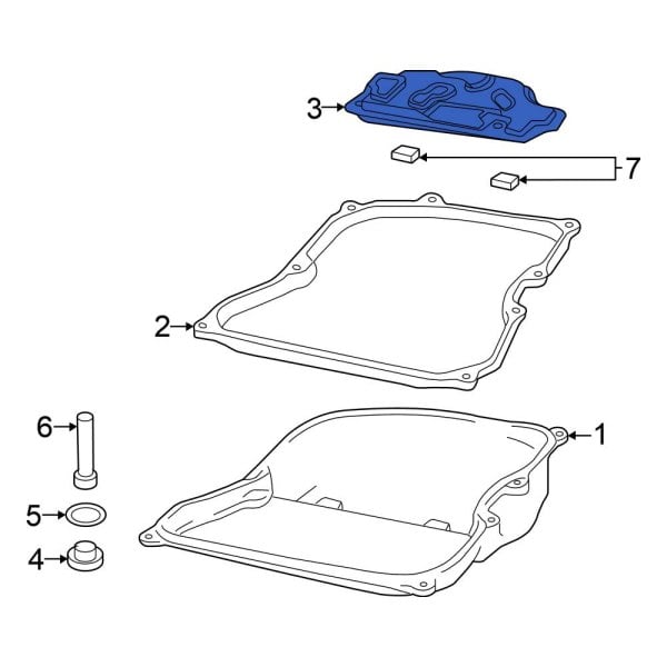 Volkswagen OE 09G325429H - Transmission Oil Filter