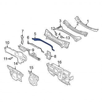 Volkswagen Passat Cowl Panels & Parts | Vent Grills — CARiD.com