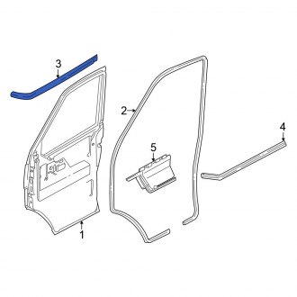 Volkswagen Eurovan OEM Window Parts | Visors, Regulators — CARiD.com