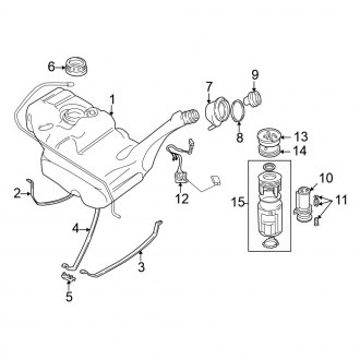 1995 Volkswagen Eurovan OEM Fuel System Parts | Pumps, Lines — CARiD.com