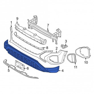 Volkswagen Atlas OEM Bumpers - Genuine Front & Rear Bumpers | CARiD