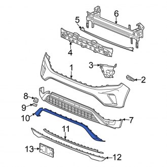 Volkswagen Atlas OEM Bumpers - Genuine Front & Rear Bumpers | CARiD.com