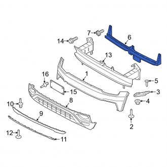 Volkswagen Atlas OEM Bumpers | Genuine Front & Rear Bumpers — CARiD.com
