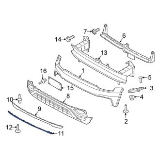 Volkswagen Atlas Header Panel Brackets & Hardware — CARiD.com