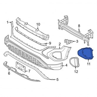 Volkswagen Atlas OEM Bumpers - Genuine Front & Rear Bumpers | CARiD