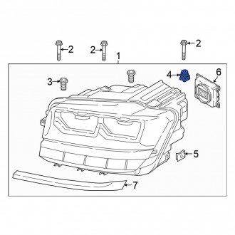 Volkswagen Atlas Headlight Components | Brackets, Adapters — CARiD.com