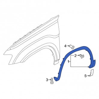 Volkswagen Atlas Replacement Fender Moldings & Trim | CARiD