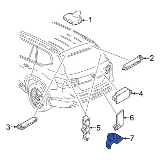 Volkswagen Automotive Antennas, FM Modulators & Extension Cables ...