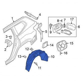 Volkswagen Atlas OEM Fenders | Factory Front & Rear Fenders — CARiD.com