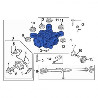 Volkswagen Atlas Differentials | Rear, Front, Limited Slip — CARiD.com