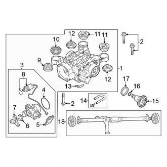 2018 Volkswagen Atlas OEM Driveline & Axle Parts | Hubs — CARiD.com