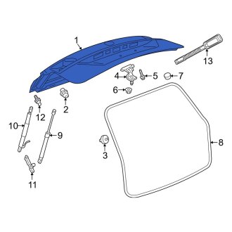 Volkswagen Atlas Replacement Trunks & Tailgates | CARiD