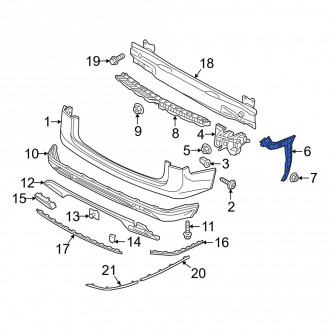 Volkswagen Atlas OEM Bumpers - Genuine Front & Rear Bumpers | CARiD